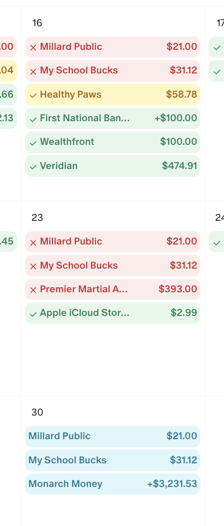 Tracking Recurring Expenses and Bills – Help | Monarch Money